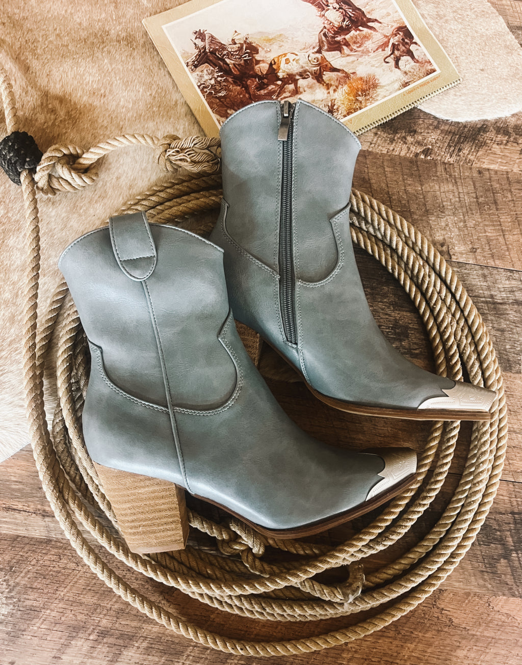 Lone Ranger Western Bootie(Grey)