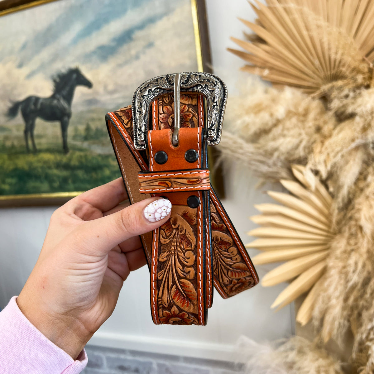 Classy Girl Tooled Belt – theFRINGEDpineapple